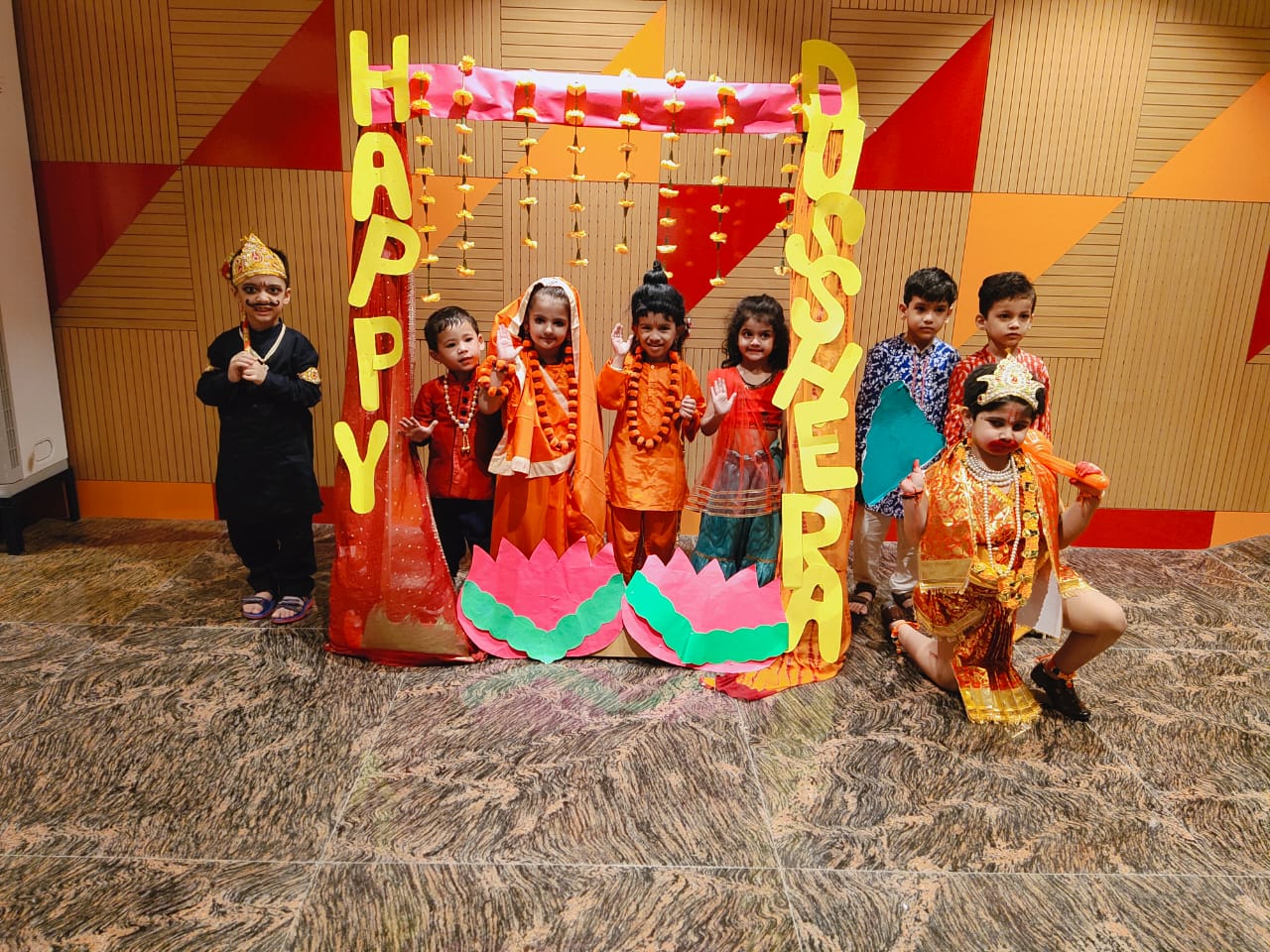 Dussehra Celebration By Pre-School :: St. Mary's Public School
